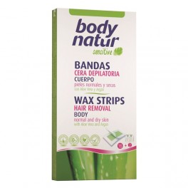 Bandas Cera Depiladora Cuerpo Aloe Vera - Body Natur - Sabina