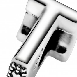 Letter T sterling silver charm 797474 - Sabina