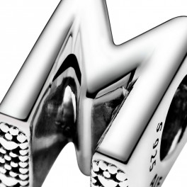Letter M sterling silver charm 797467 - Sabina