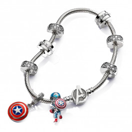 Marvel Avengers Captain America Charm 793129C01 - Sabina