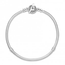 Pandora Moments Bracelet Snake Chain Marvel Avengers Logo Clasp ...
