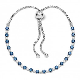 Pandora bracelet blue and silver store
