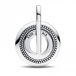 Amuleto de medalhão da roda do zodíaco Pandora ME 793038C01 - Sabina