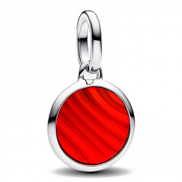 Charm mini médaillon à graver Pandora ME Rouge 793389C01 - Sabina