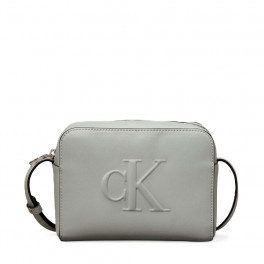 CK BANDOLERA K60K612726 PFF TU SCULPTED CAMERA DEBOSS GREY - Sabina