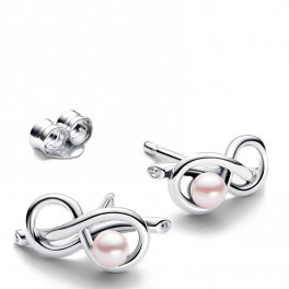 Infinity Knot Stud Earrings 293761C01 - Pandora - Sabina