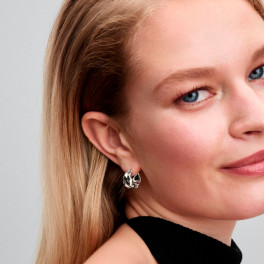 Small Wavy Hoop Earrings 293874C00 - Pandora - Sabina